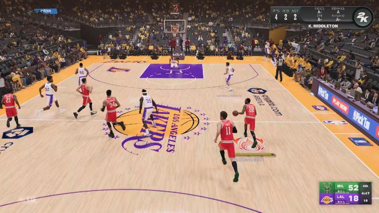 NBA 2K23 PS5 Playnow online OP Giannis - YouTube