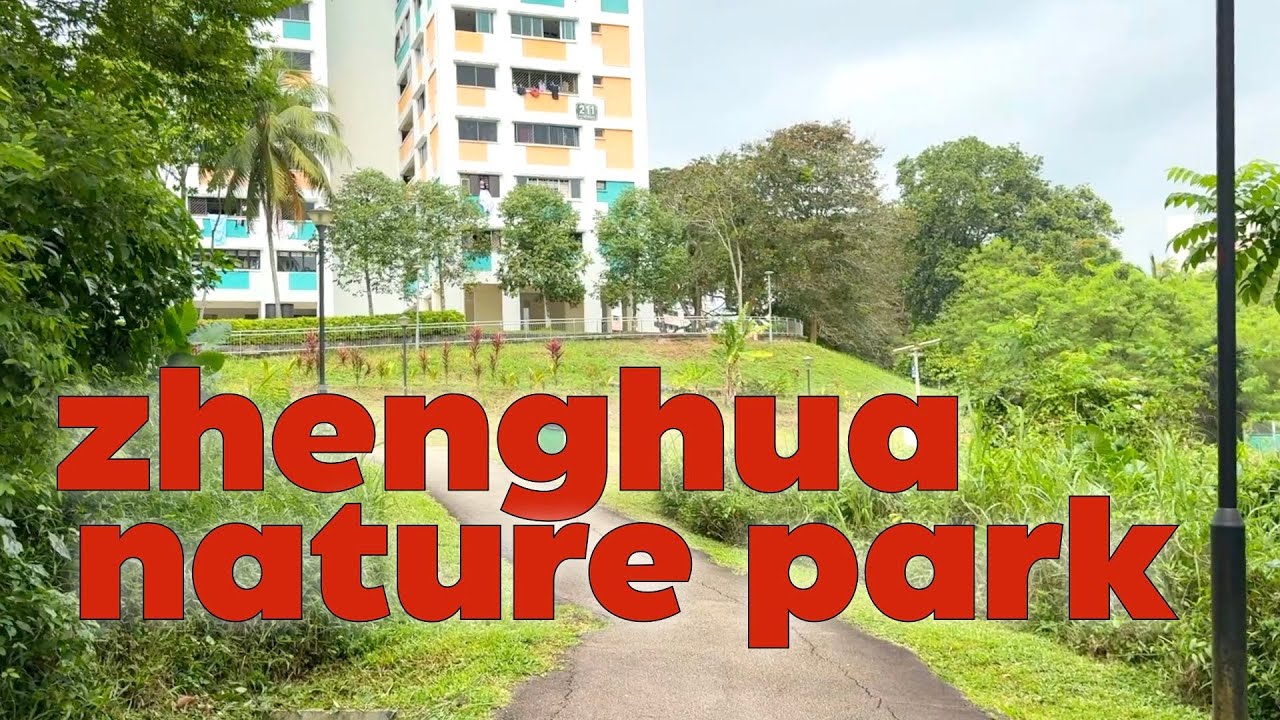 the neighbourhood in a nature park // zhenghua nature park - 4k walking ...