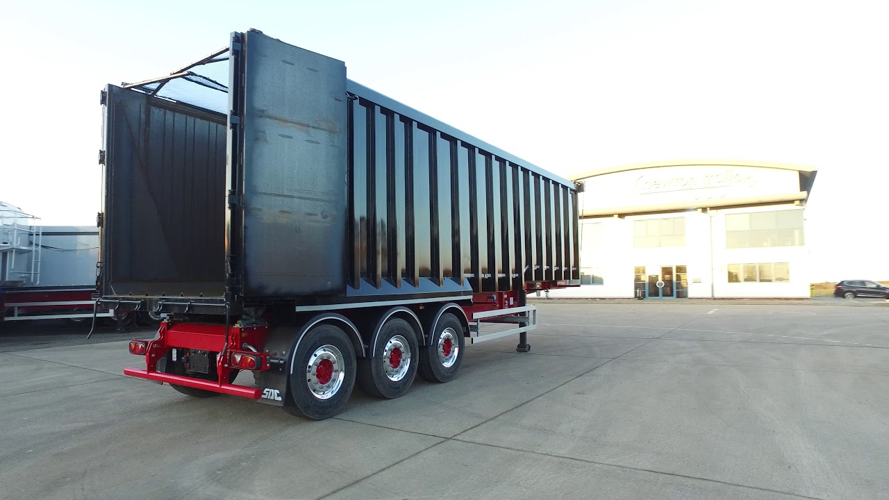 SDC Draycott Steel Body Tipping Trailer For Sale - YouTube