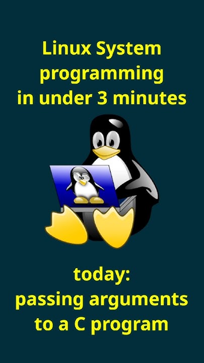 Linux System Programming in under 3 minutes: passing arguments to a C ...