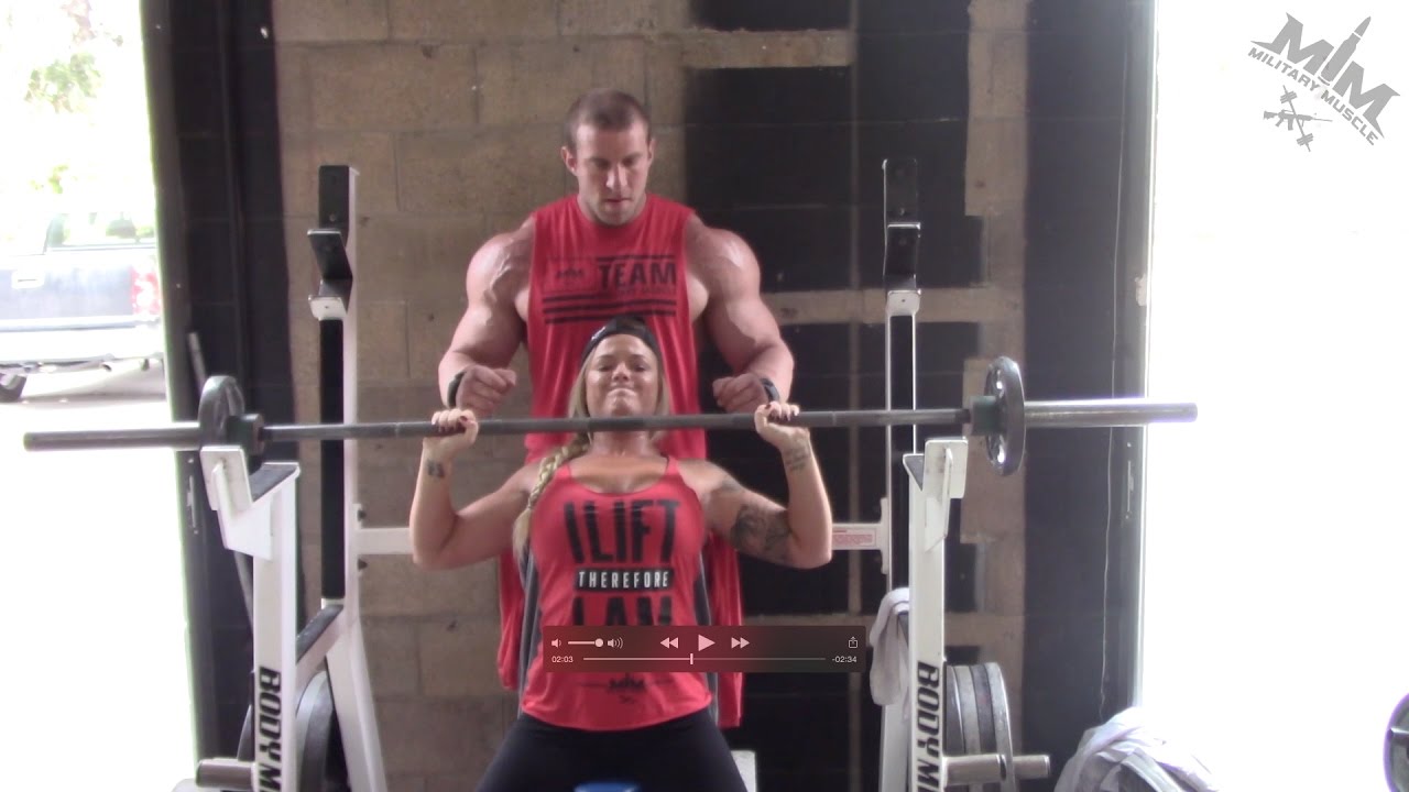 Military Muscle | Delt Training with Russel Baker & IFBB Pro Ashley ...