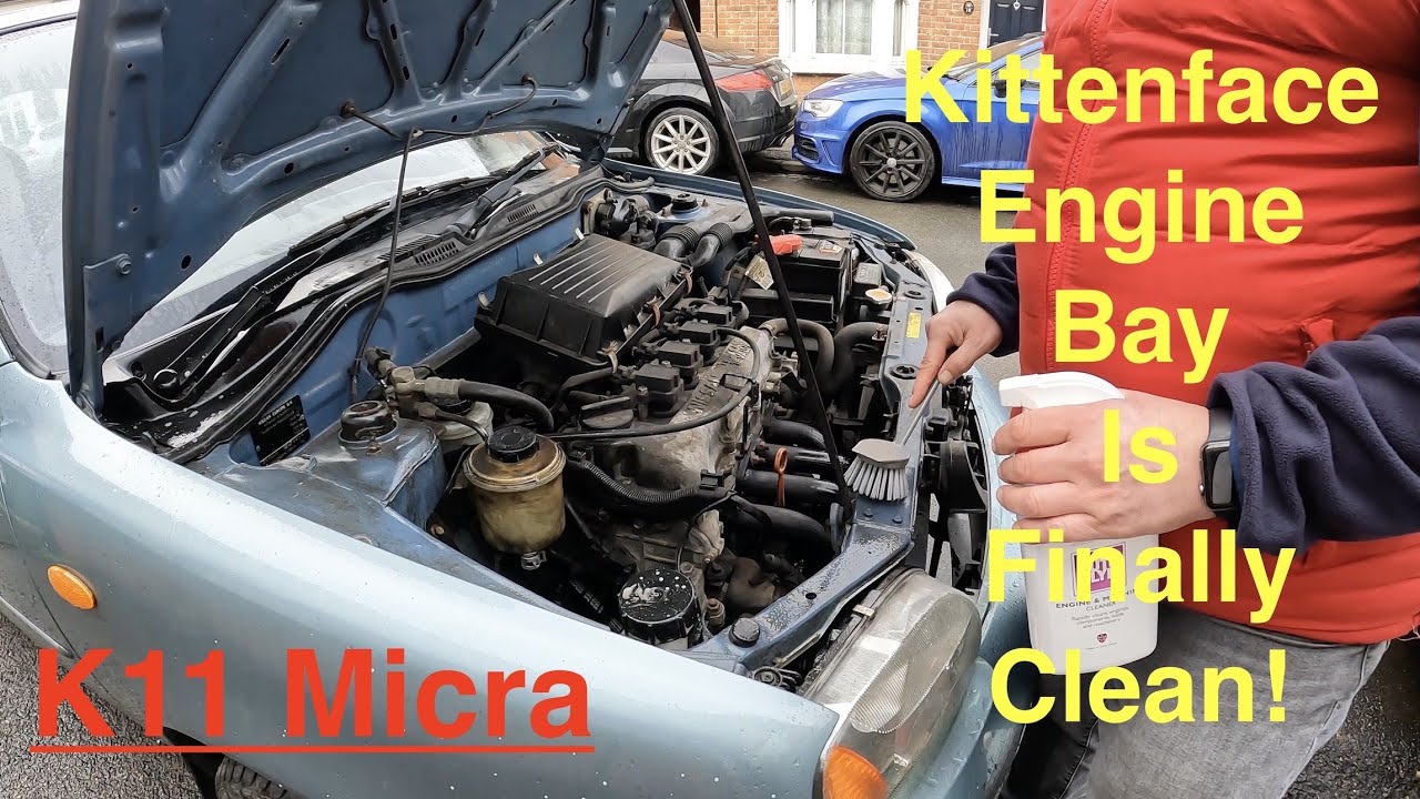 FINALLY I get to clean the K11 engine bay and remove the air box! - YouTube