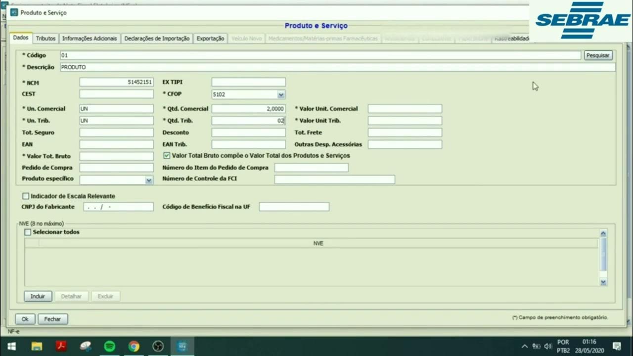 COMO EMITIR NOTA FISCAL COM O EMISSOR DO SEBRAE JANEIRO DE 2023 - YouTube