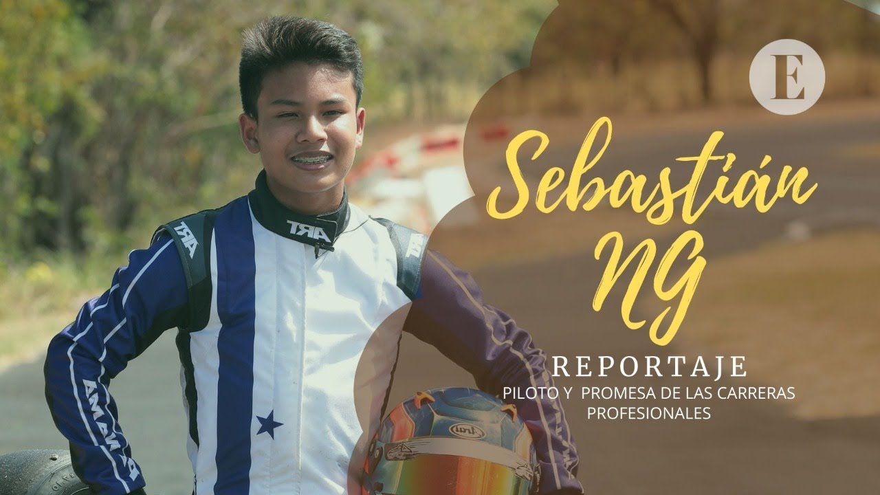 Sebastián Ng piloto y promesa de las carreras profesionales - YouTube