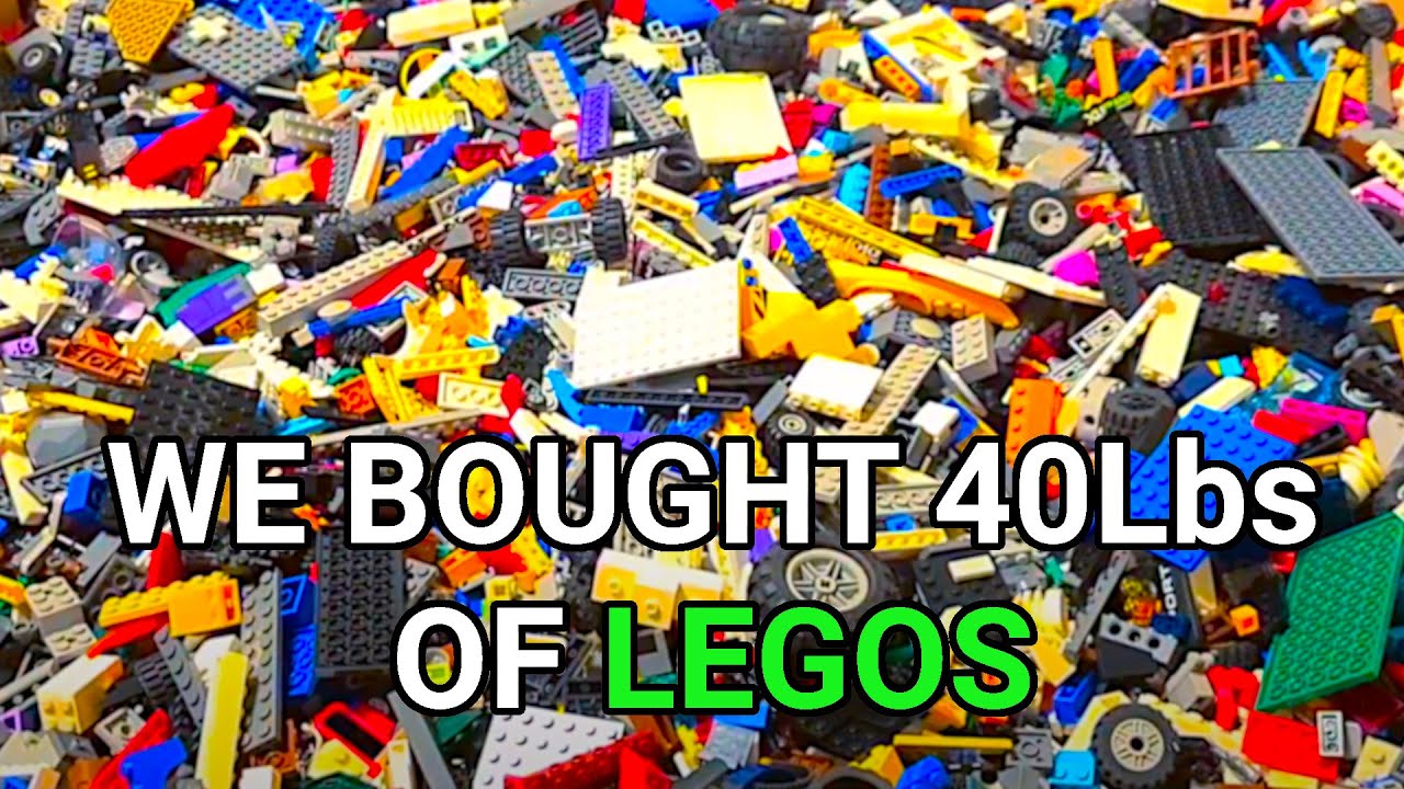 Massive LEGO Haul - 40lbs of bricks for $$$! - YouTube