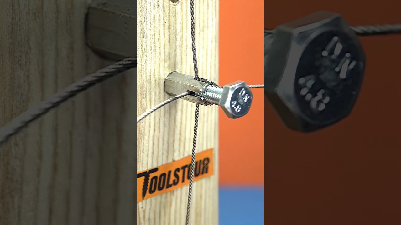 Cross Wire Rope Fastening Device - YouTube