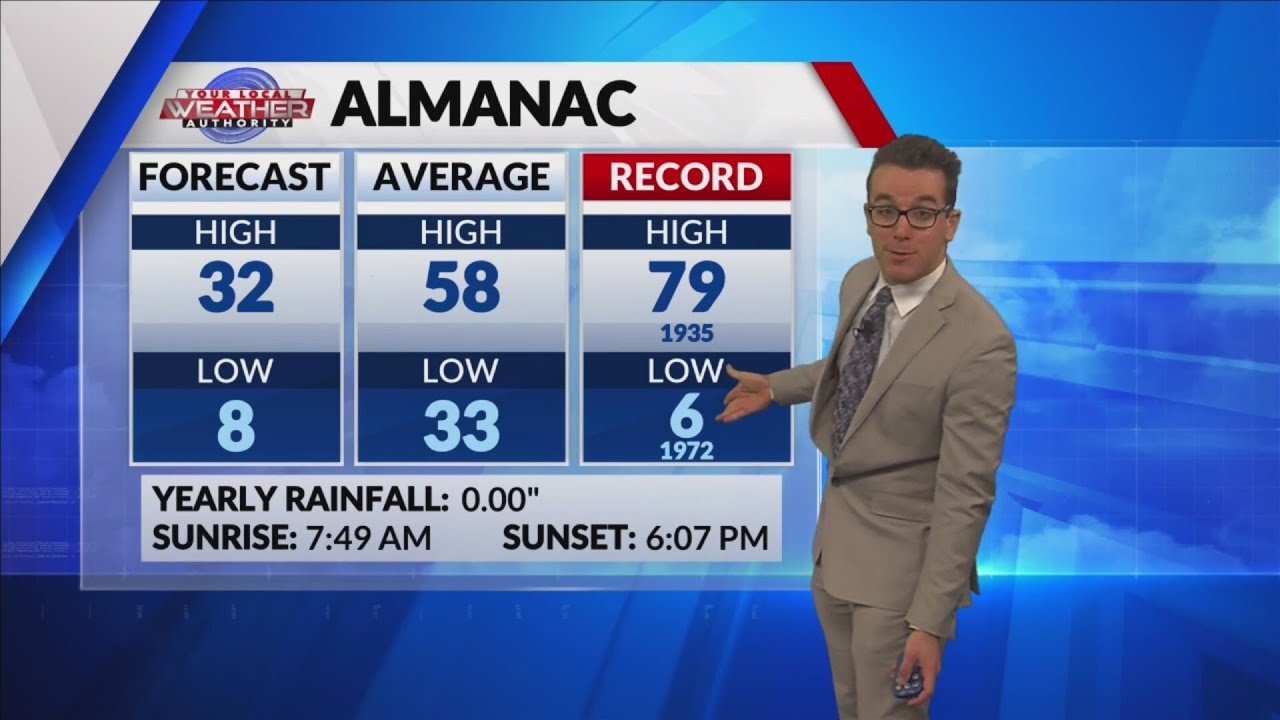 Arctic Cold Air Moves In 1-15-2024 - YouTube