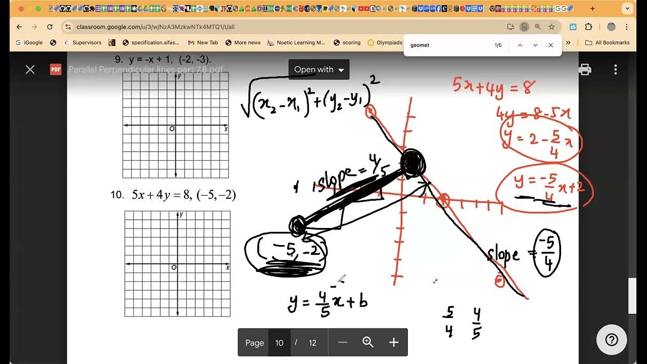 2024_09_30 Geometry: Parallel Perpendicular Lines Review - YouTube