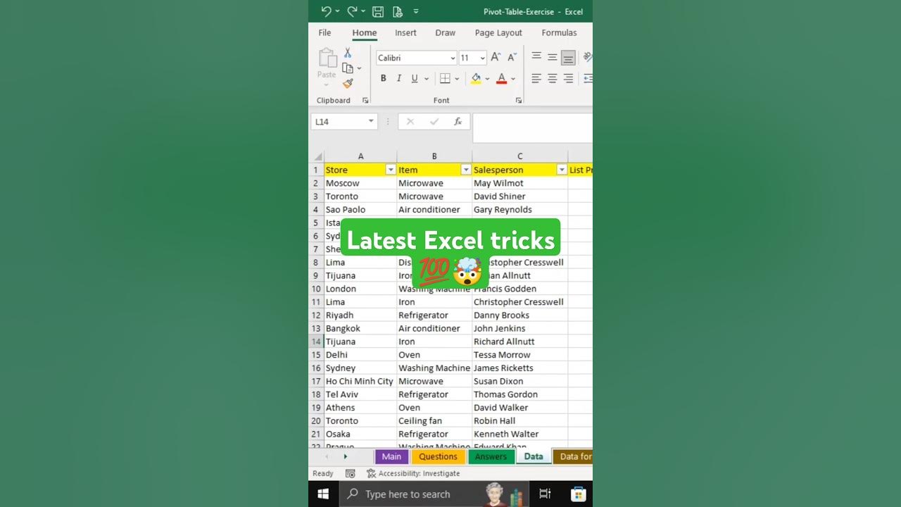 Helpful Excel Tricks 💯 🤯 Insert Excelshortcuts Exceltips Exceltricks Exceltipsandtricks