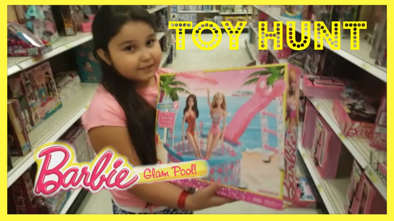 Toy Hunter toy hunting Barbie Glam Pool - YouTube