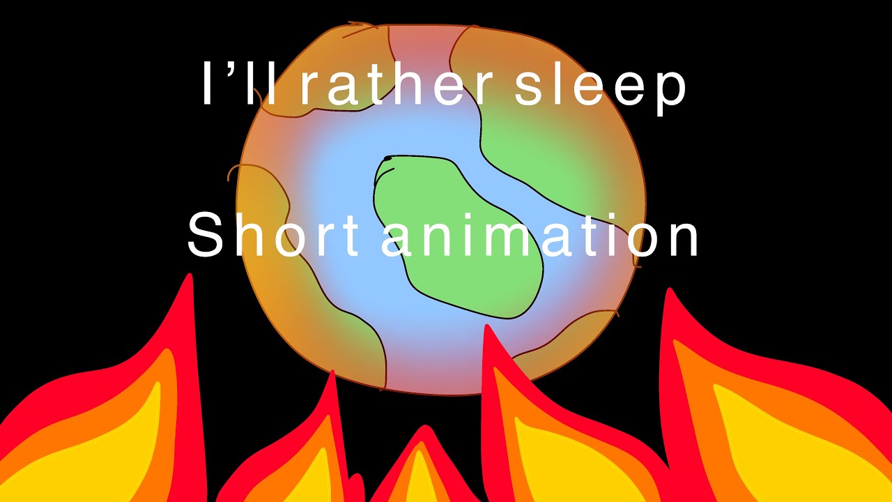 I’ll rather sleep short animation(School project) - YouTube