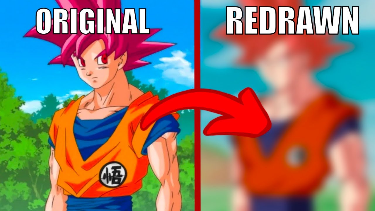 Turning DBS art into the DBZ art style! - YouTube