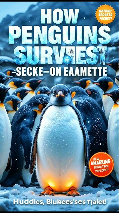 How Do Penguins Survive in Freezing Temperatures? Amazed! | #shorts # ...