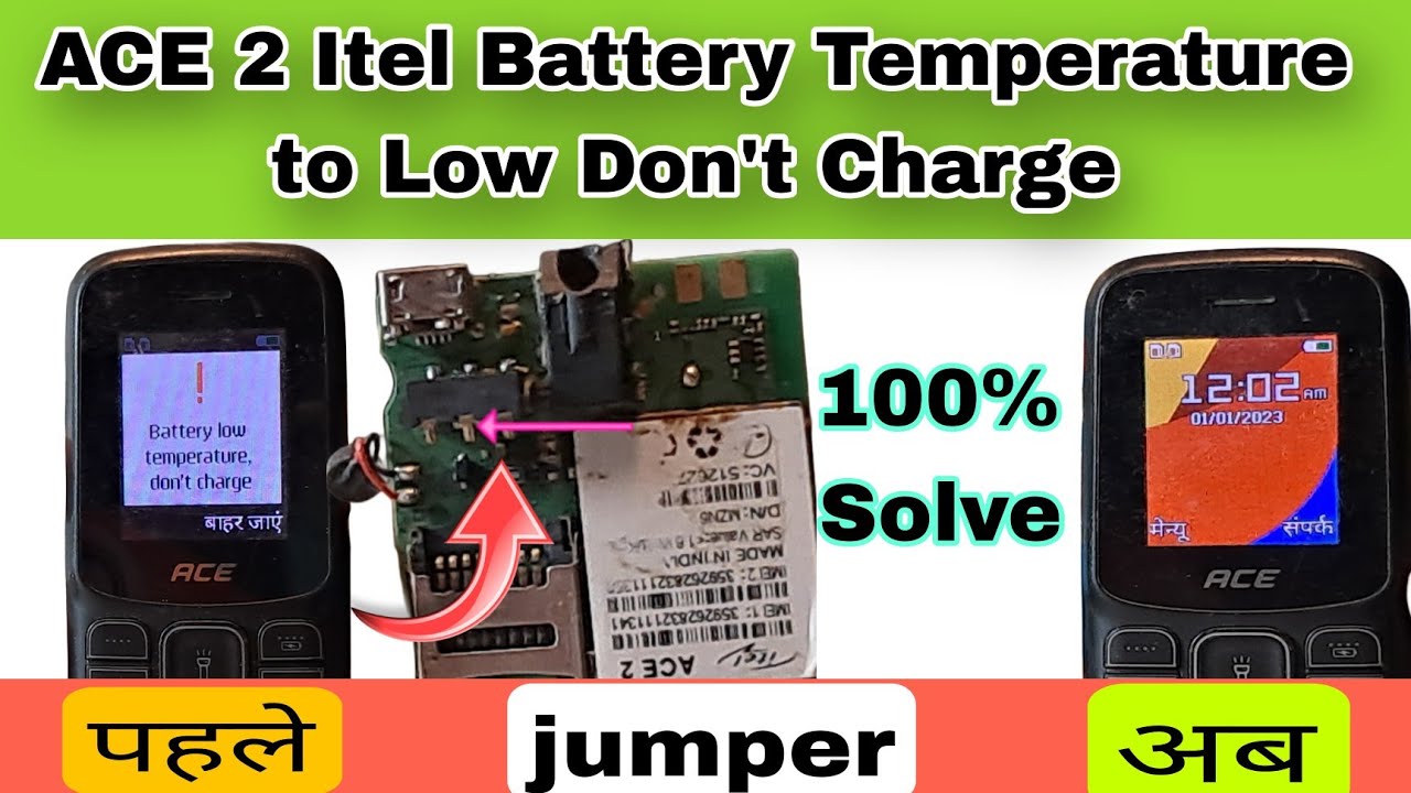 Battery Low Temperature Don't Charge Problem Solve! #mobile # ...