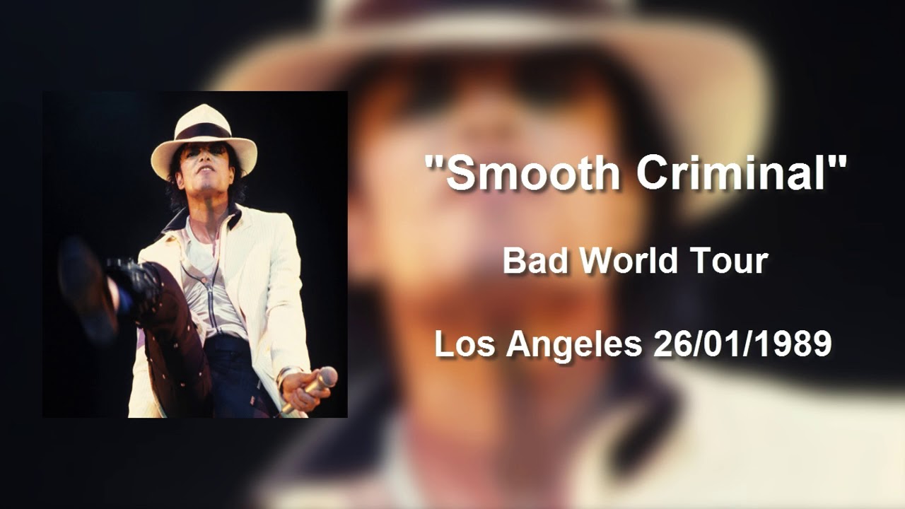 Michael Jackson - "Smooth Criminal" - Bad World Tour - 26/01/1989 - HD ...