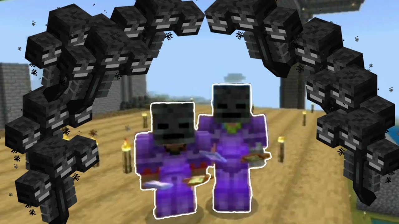 Fighting off 12 WITHERS in Minecraft | EP 13 - YouTube