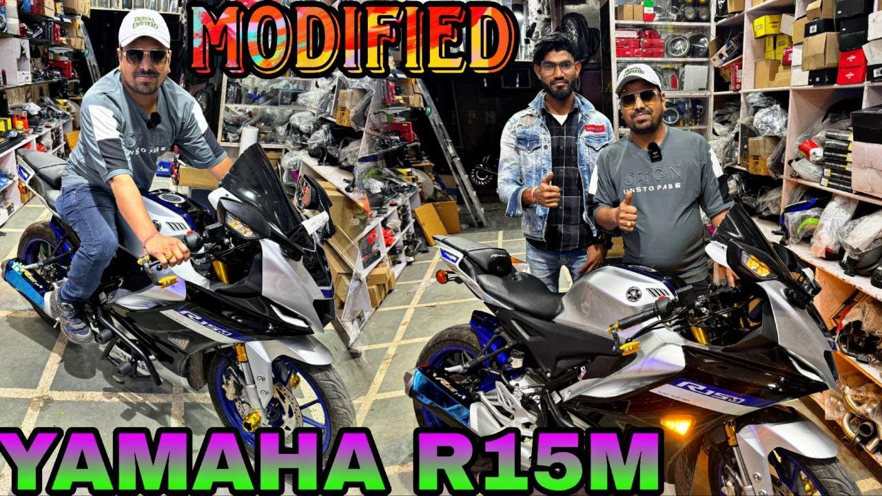 YAMAHA R15M Top Class Modified | Best Looks | Crash Guard | SKD ...