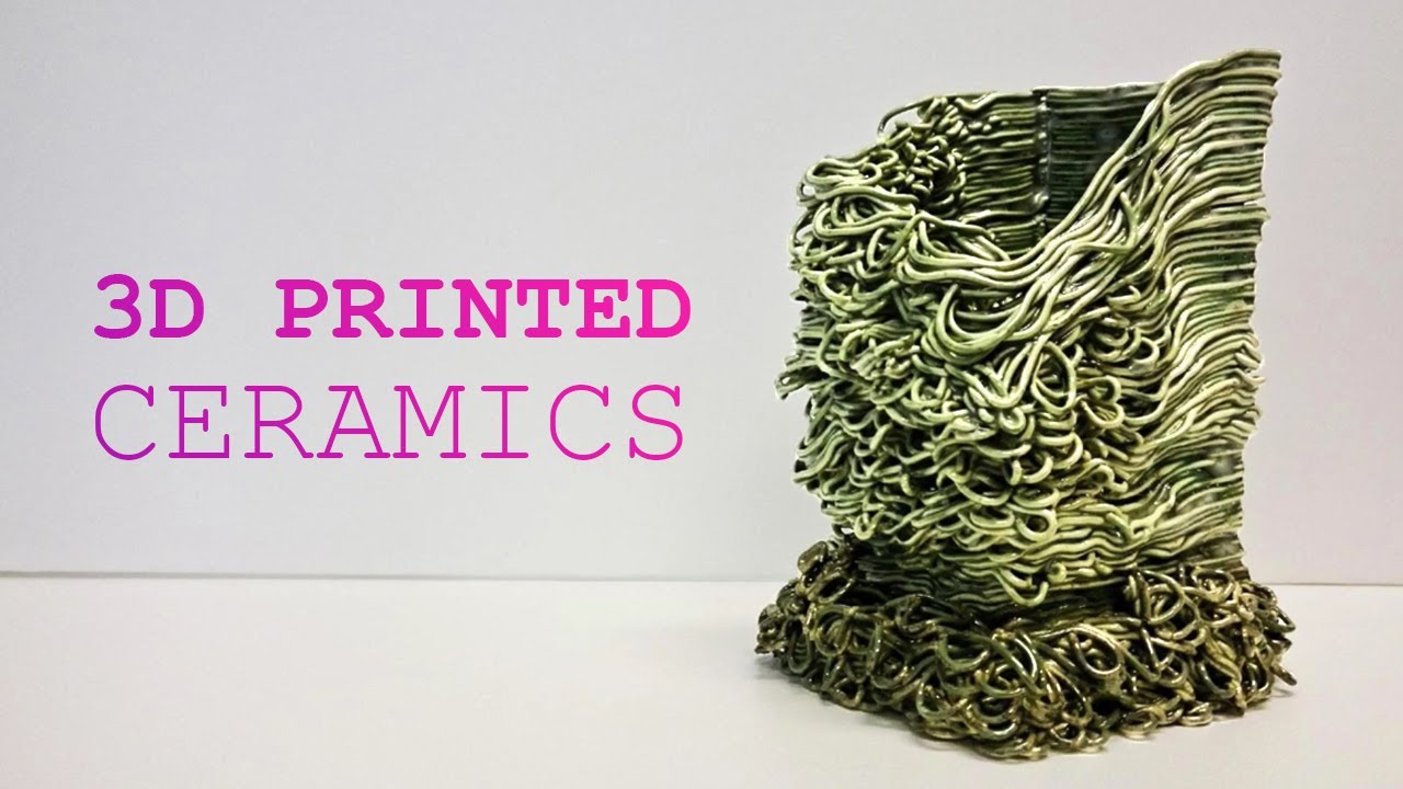 Innovation + tradition: the art of 3D printed ceramic handicraft - YouTube