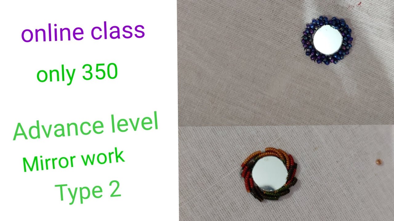 Tutorial 27 : Advance level Mirror work Type 2 - YouTube