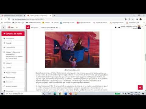 Cómo navegar en Moodle estudiantil de la UPR Río Piedras - YouTube