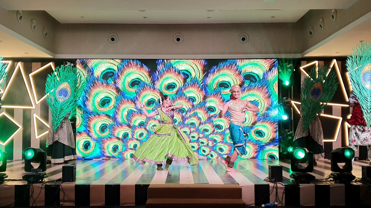 Radha krishna dance video | Kathak & bharatanatyam | performer gautam ...