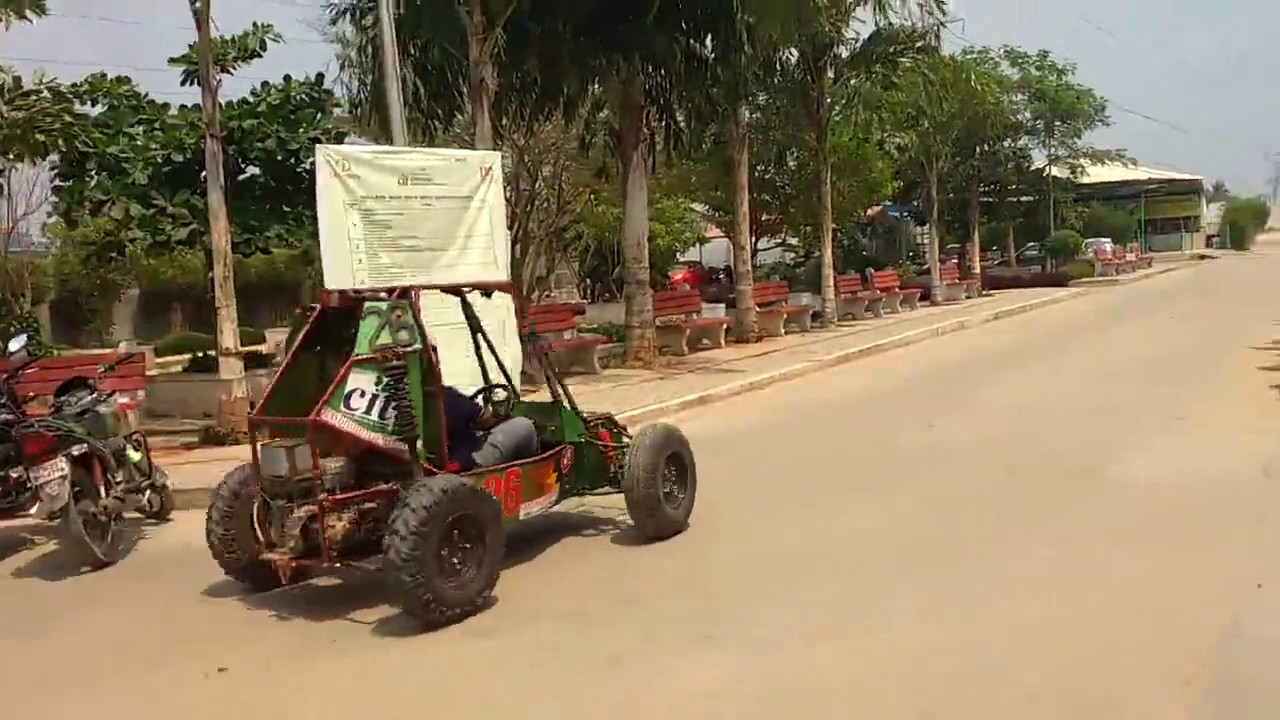 Chennai Institute of Technology - Test Drive of SAE BAJA Vehicle - YouTube