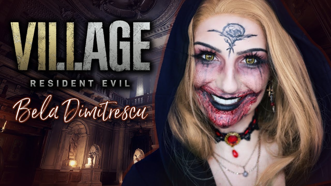 Bela Dimitrescu Cosplay Makeup Tutorial【Resident Evil VIII: Village ...