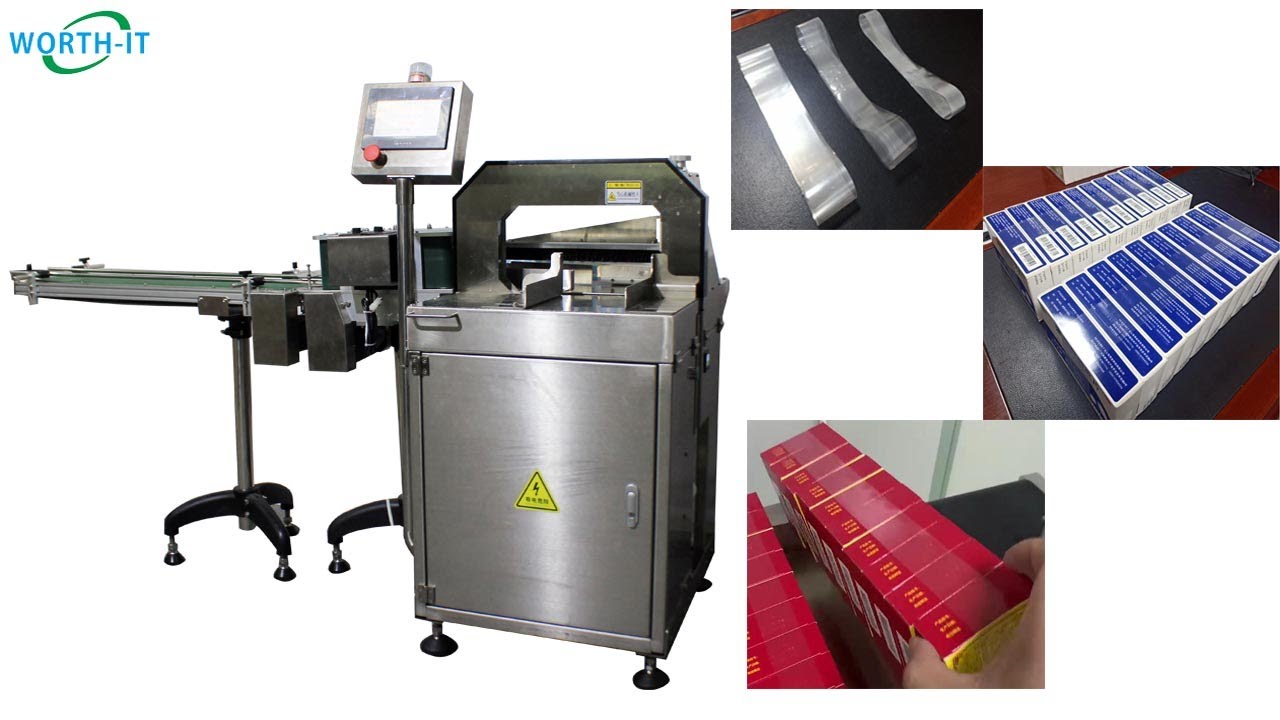 Pharmaceutical Package Automatic Strapping Medical Box Banding Bundling ...