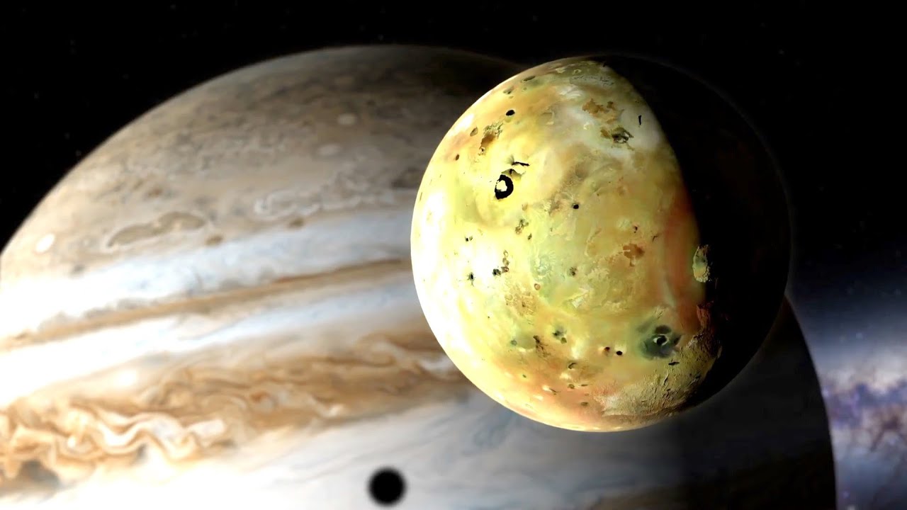 Juno Spacecraft Discovers Newly Emerged, Massive Volcano on Io - YouTube