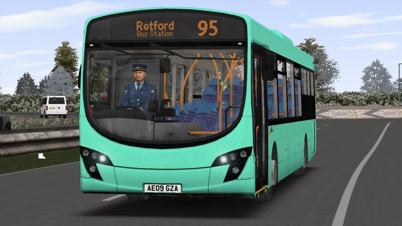 OMSI 2 | NEW Route 95 To Retford On Lincolnshire V2.1 | Veiling B7RLE ...