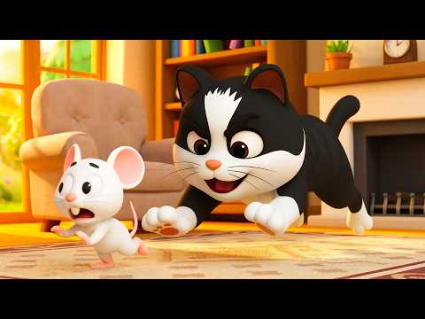 Meow Meow Billi Kerti Meow | म्याऊँ म्याऊँ बिल्ली करती म्याऊँ | Hindi Rhyme | Nursery Rhyme For Kids