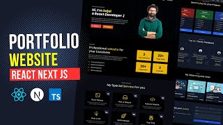 Build This Portfolio Website And Get Hired In 2024 React Next Js Typescript Tailwindcss Stachy ...