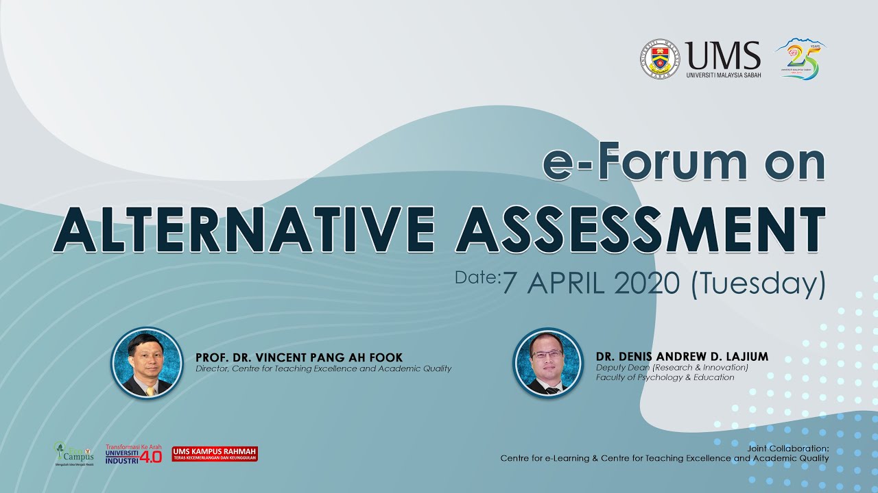 E-FORUM ON ALTERNATIVE ASSESSMENT - YouTube