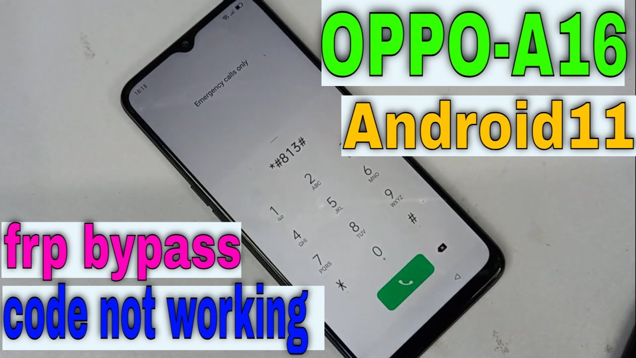 All oppo android 11 frp bypass|Oppo cph2269 frp bypass|oppo frp code not working - YouTube