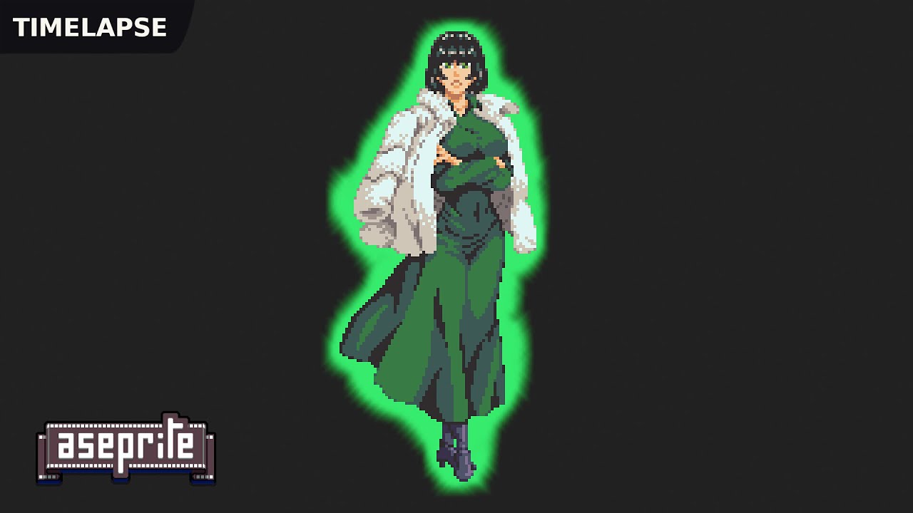 Pixel Art Timelapse - Fubuki [One Punch Man] - YouTube