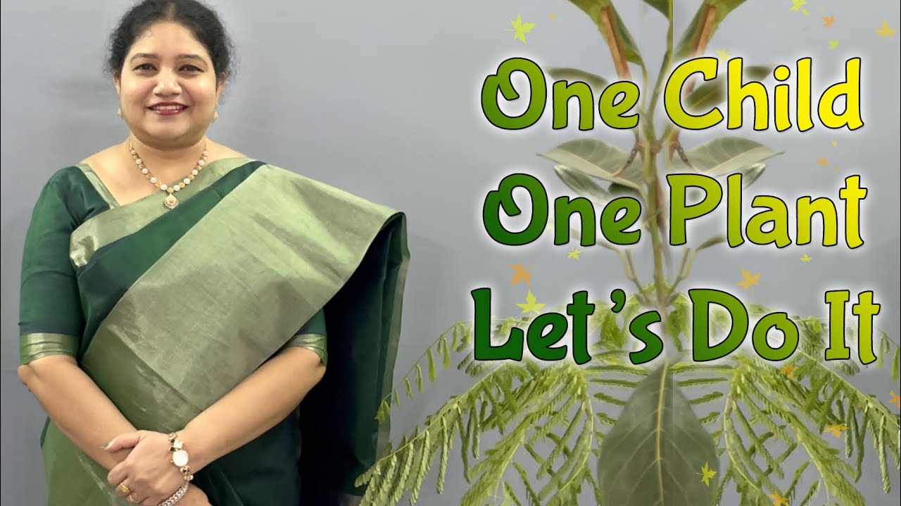 One Child one Plant#Mission Afforestation #K.Annie Aruna Latha#St.Johns ...