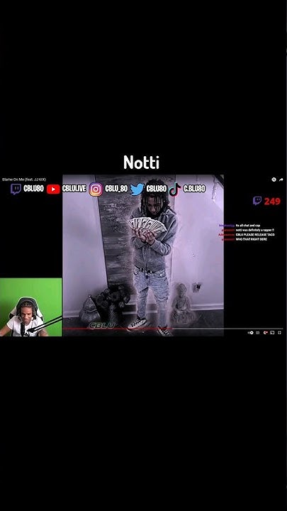 Cblu reacts to Notti Osama - Blame On Me (feat. JJ 6IX) - YouTube