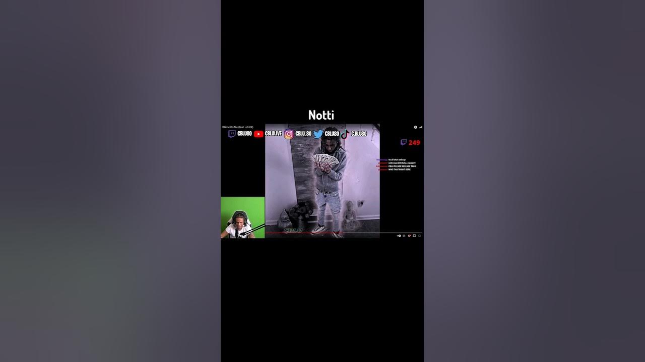 Cblu reacts to Notti Osama - Blame On Me (feat. JJ 6IX) - YouTube