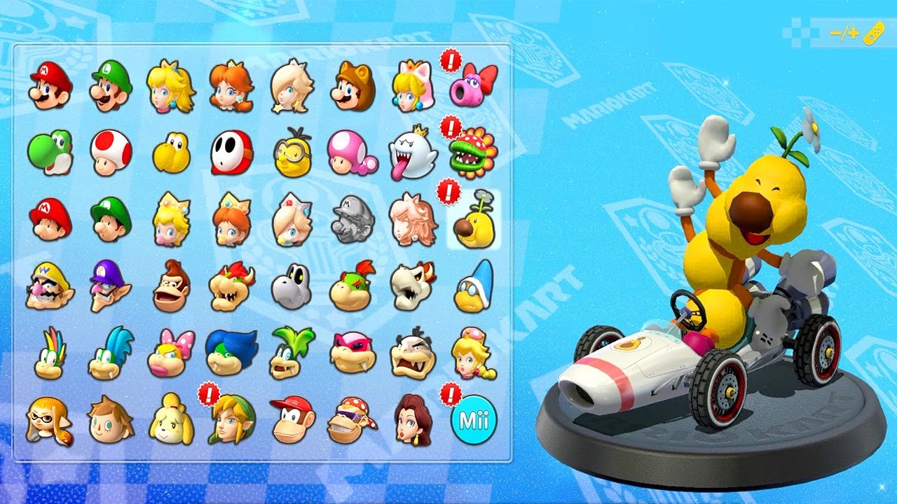 Mario Kart 8 Deluxe (Booster Course Pass) Wiggler - Fruit Cup - YouTube