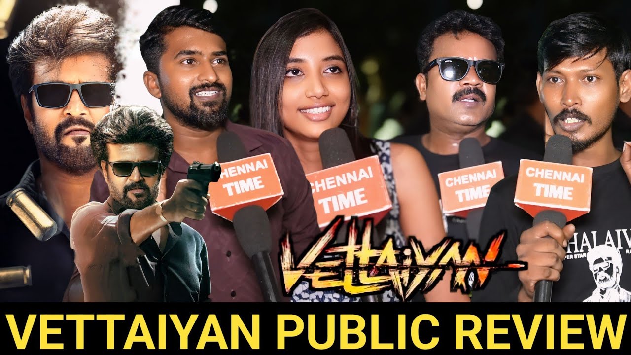 🔴Vettaiyan Public Review | Vettaiyan Movie Review | Rajini Fans review🥳 ...
