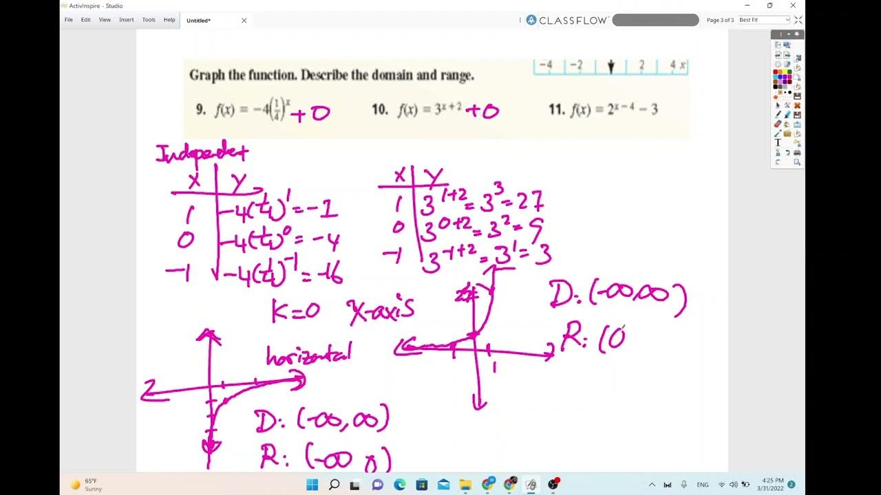 2024 High School Algebra I Chapter 6 Exponential Functions and ...