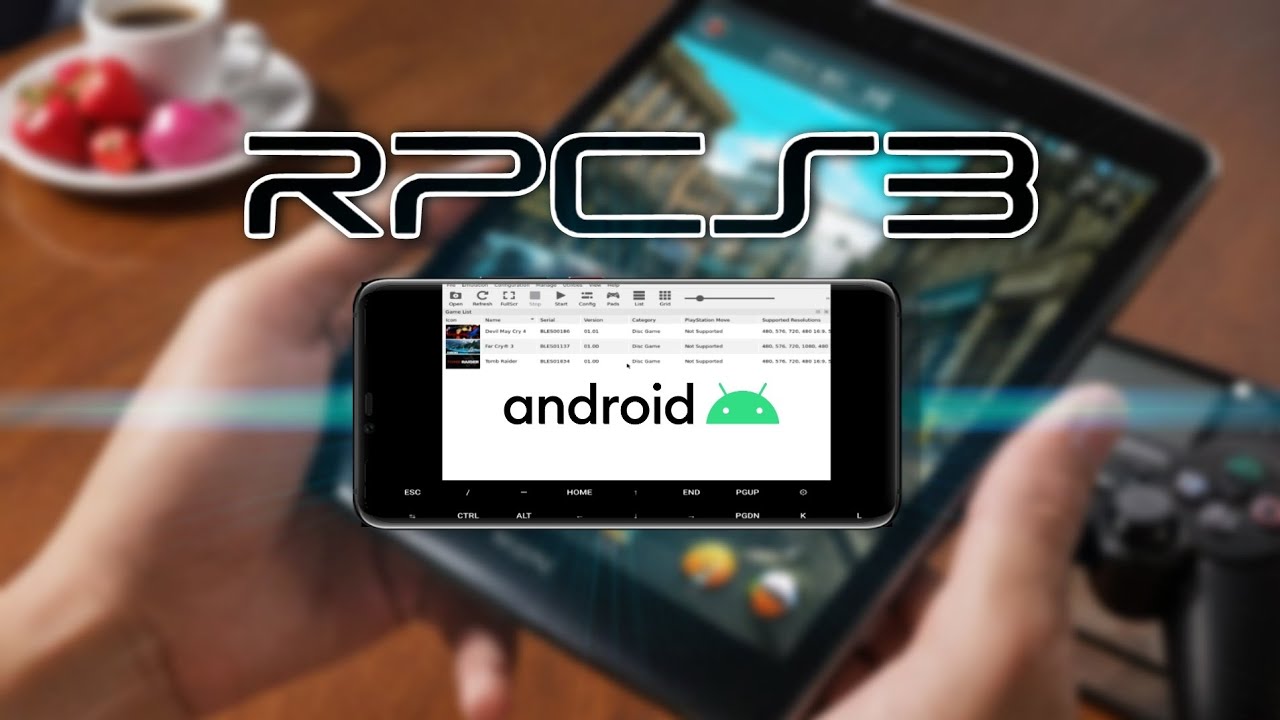 INCREDÍVEL! RPCS3 funciona no Android! PS3 EMULATOR ANDROID - YouTube