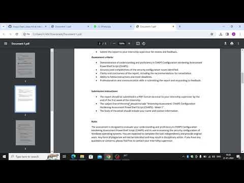 chaps (Configuration Hardening Assessment PowerShell Scrips) | CEH internship weak1 assignment ...