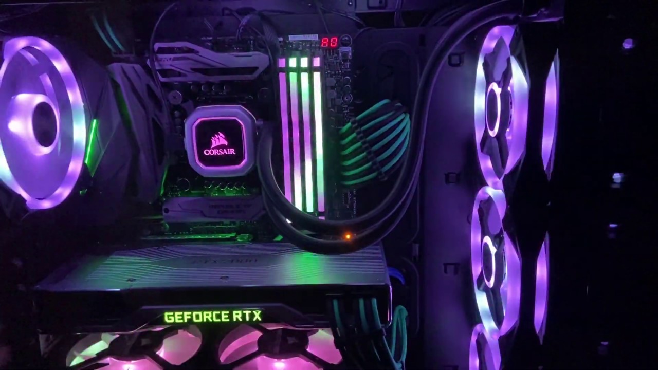 PC and RAM light setup - YouTube