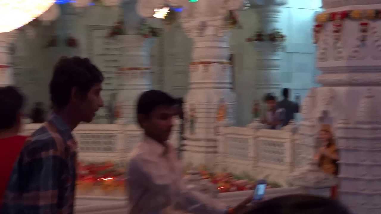 Prem Mandir Temple interior design at Vrindavan HD - YouTube