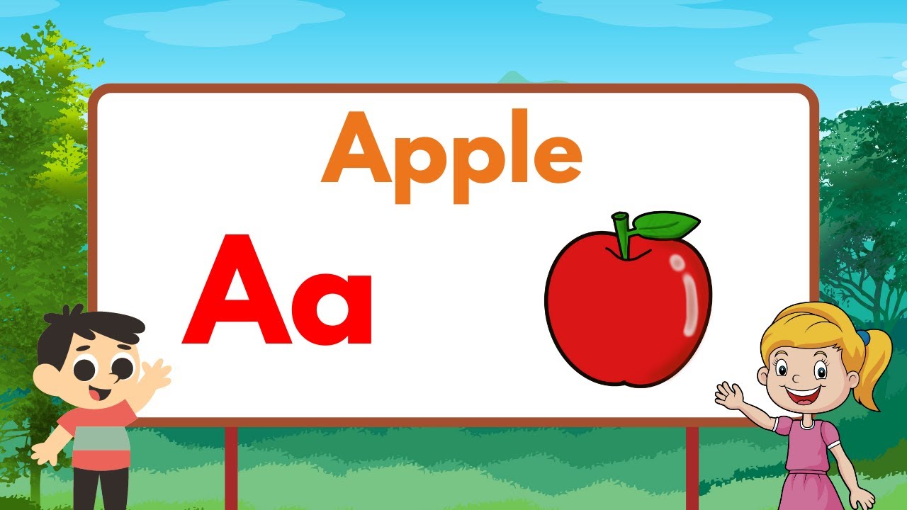Learning ABC Letters and Basic English Vocabulary | ABC Flashcards for ...