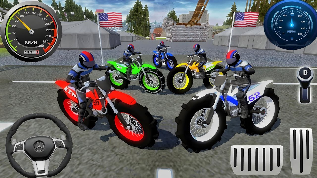 Motos De Quads - Motocross Racing Video Games - Dirt Bikes Stunts ...