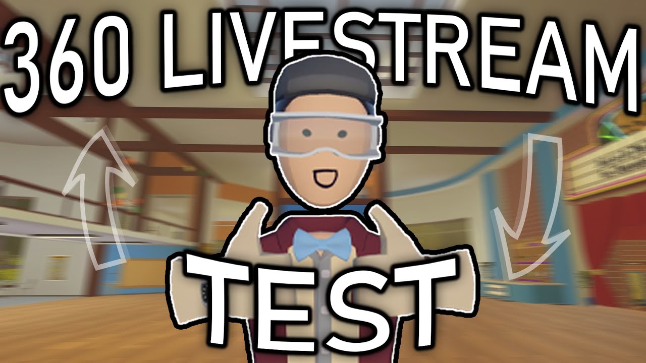 360 Livestream Test! | Rec Room | Pooks Live - YouTube