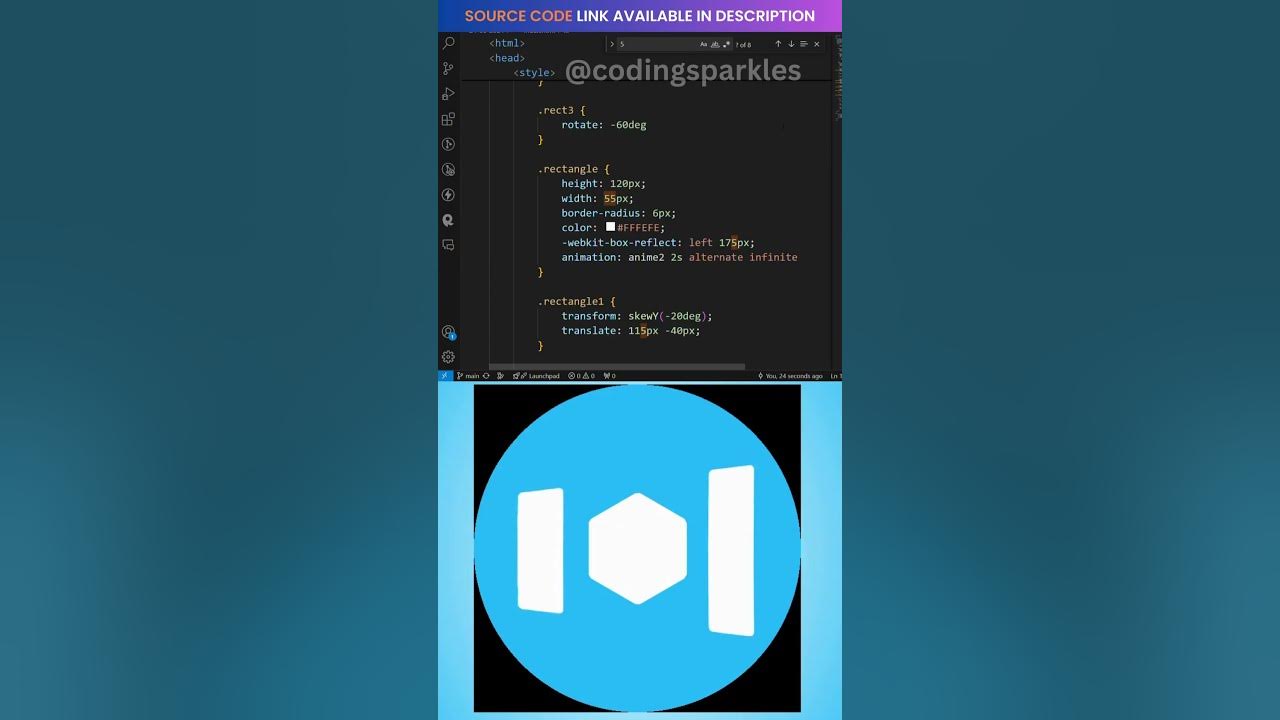 Skew And Rotate Animation Html Css Htmlcss Cssanimations Shorts Coding Youtube
