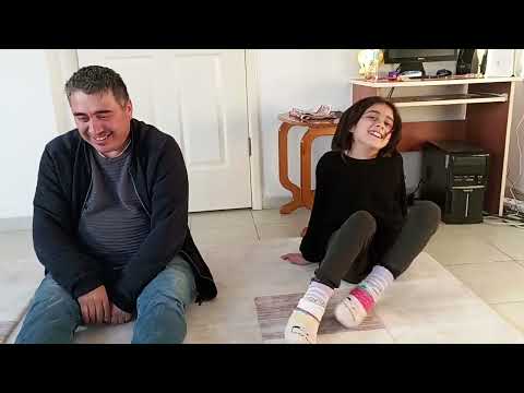 Çorap challenge🤗/Babam ile yarış